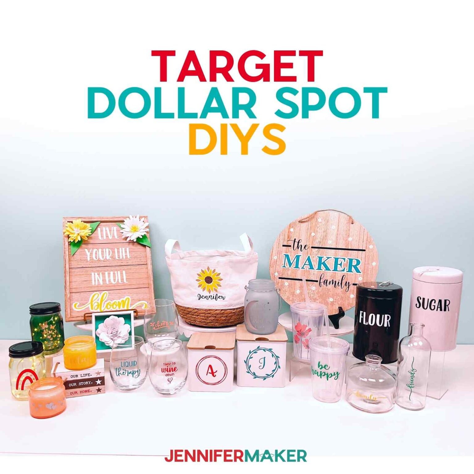 12 Easy Target Dollar Spot DIYs - Fast & Simple! - Jennifer Maker