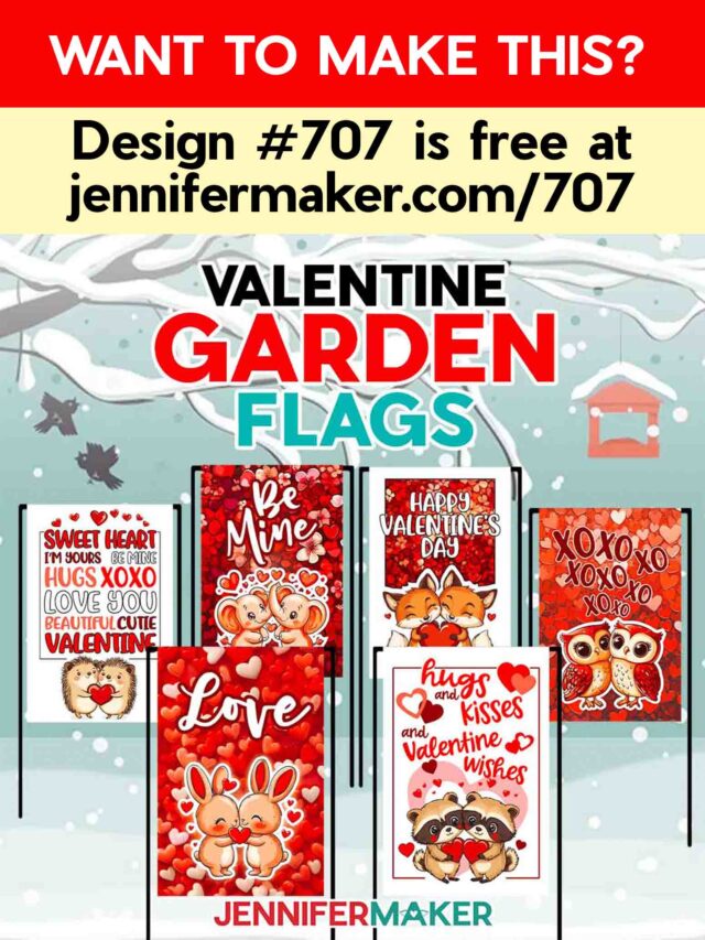 Valentine Flags: Decorative Garden Flag Designs You'll LOVE! - Jennifer ...