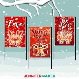 Valentine Flags: Decorative Garden Flag Designs You'll LOVE! - Jennifer ...