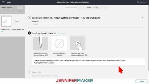 Paint Watercolor Plants - Jennifer Maker