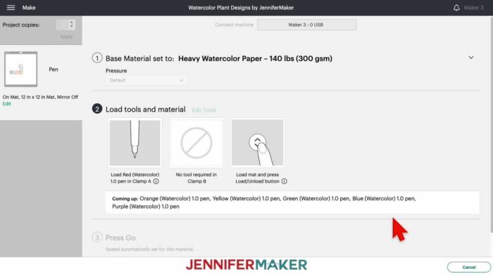 Paint Watercolor Plants - Jennifer Maker