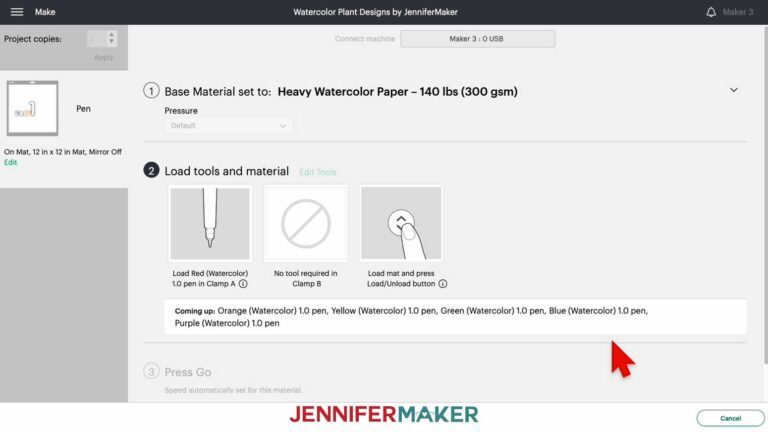 Paint Watercolor Plants - Jennifer Maker